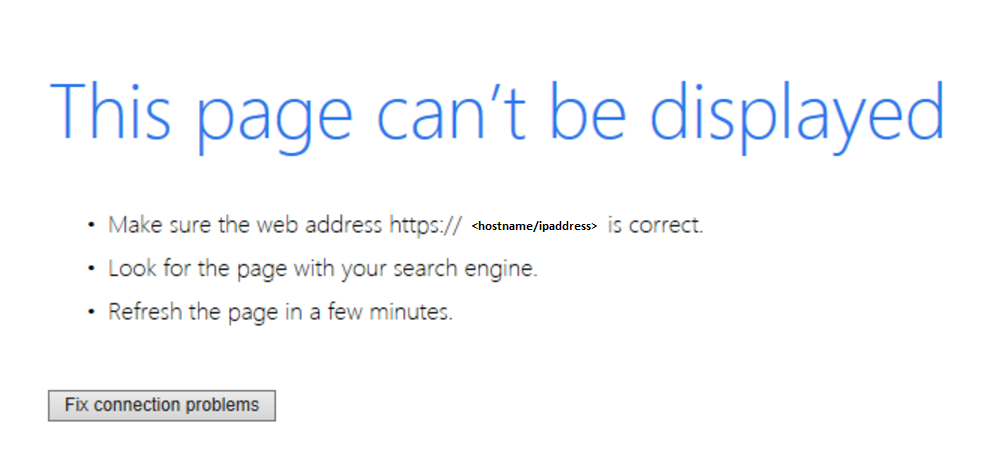Rsa Via Lifecycle And Governance User Interface Is Inaccessible After