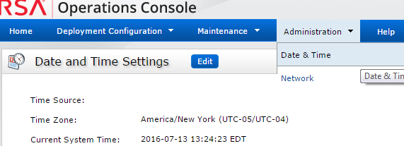 Authentication Manager 81 Sp1 Conflict Between Ntp Time And Vmware Host Time Both Set Rsa