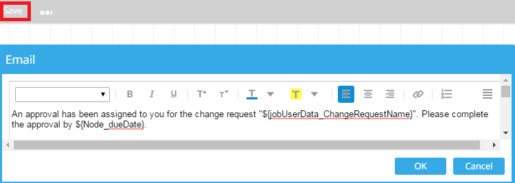 RSA Identity Governance and Lifecycle 7.0.1 HTML source edit doesn't work with workflow email ...