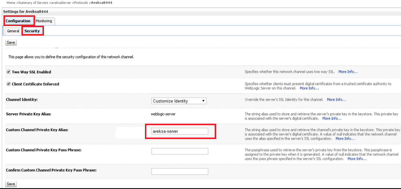 How To Configure Weblogic To Use Different Certificates For Browsers