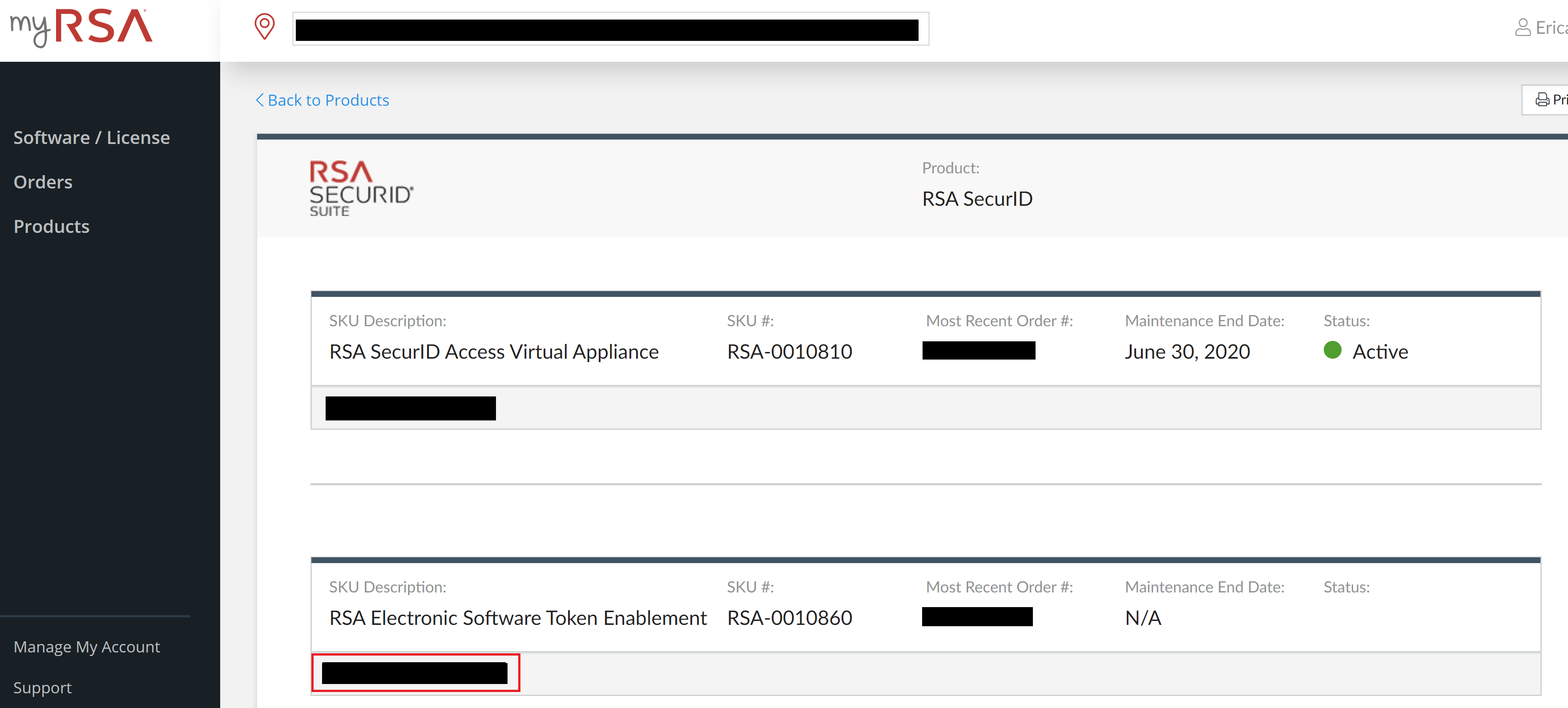 No License Version Message When Downloading Rsa Securid Software Tokens