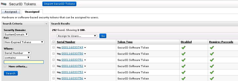 Details On Rsa Securid Tokens And Rsa Authentication Manager Licenses