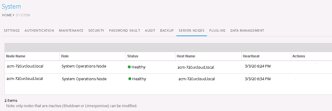 How To Restore The Server Nodes Configuration In Rsa Identity