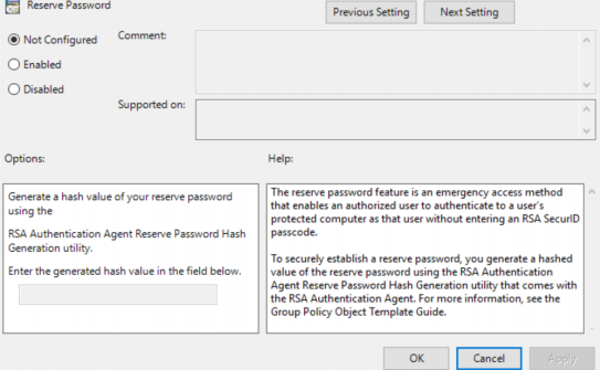 How To Prevent A Local Administrator From Setting A Reserve Password In