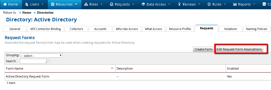 How To Define A Request Button In Rsa Identity Governance And Lifecycle