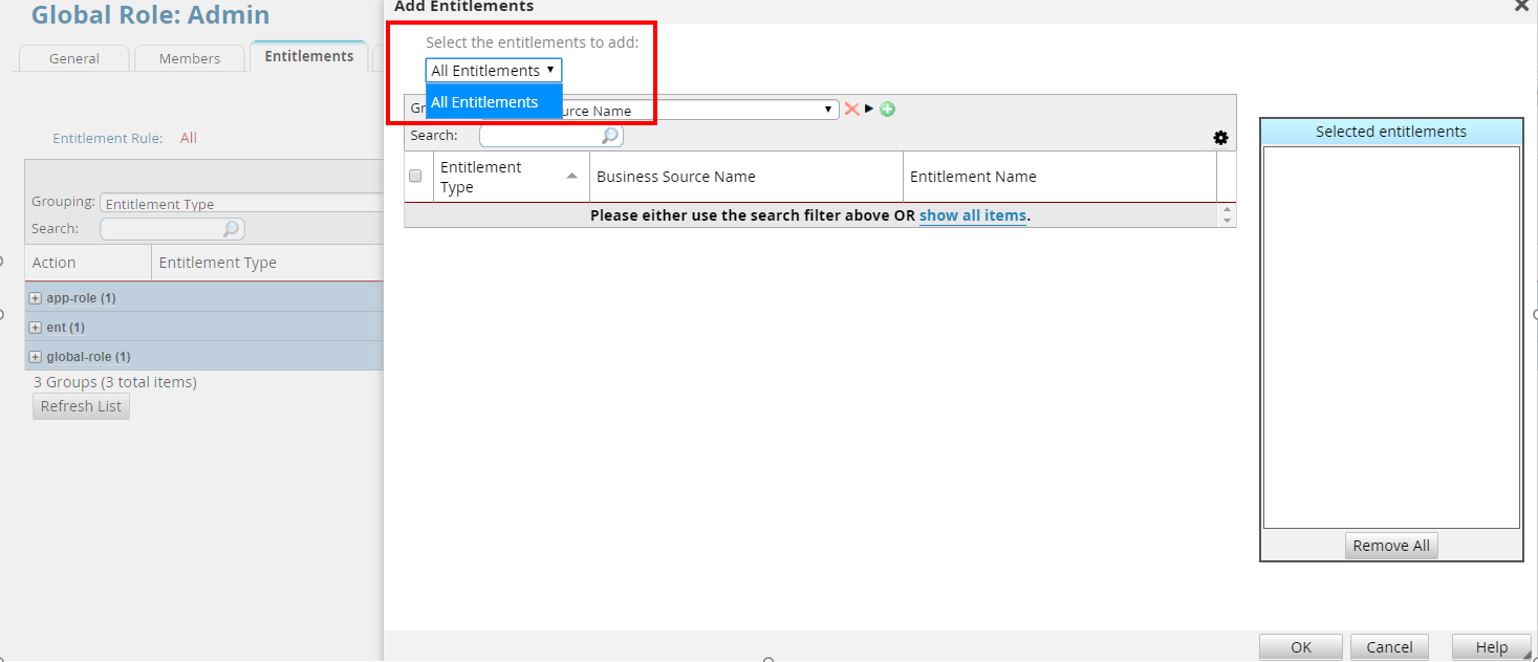 Configuring The Suggested Entitlementsmembers Option When Adding New