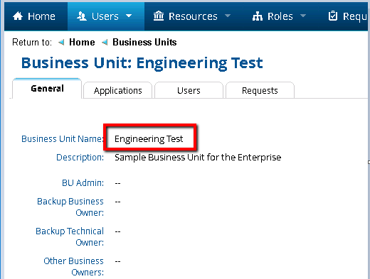 Grouping Users By Business Unit Shows The Old Business Unit Name In Rsa Identity Governance