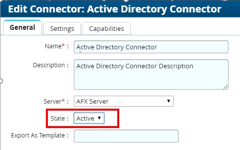Unable to bind an Access Fulfillment Express (AFX) connector for a directory or an application ...