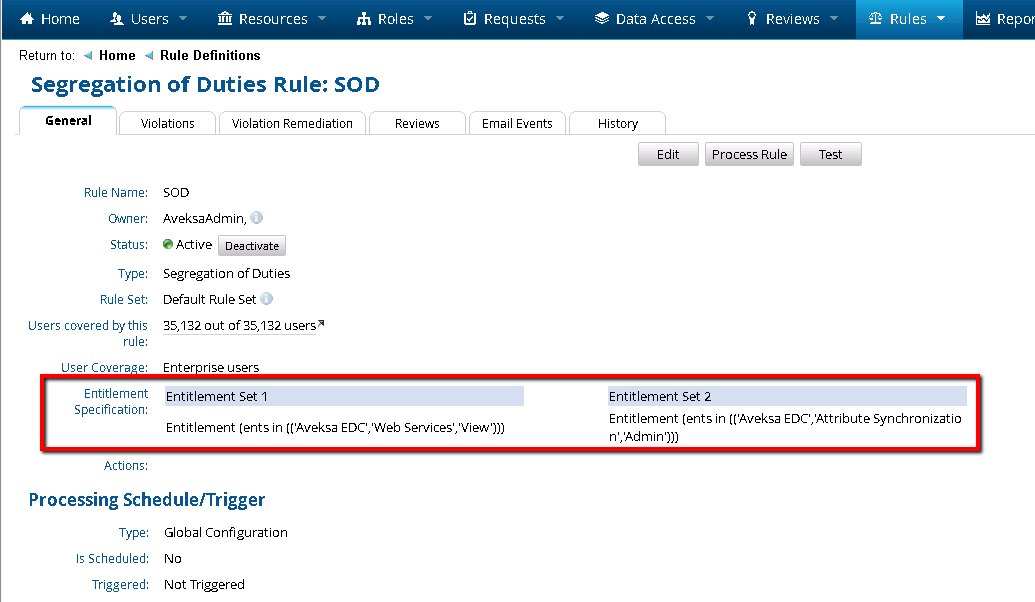 How To Query A Public Database Schema Table For Segregation Of Duties Sod Violations In Rsa