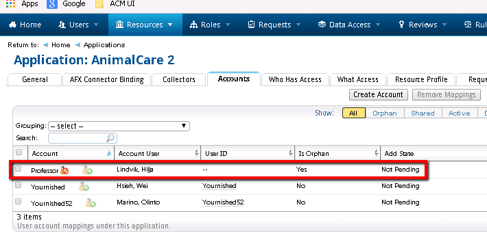 Pending Accounts Which Resolve To No Known User Attribute Are Expected