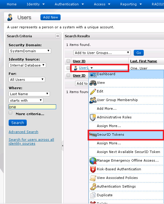 How To Replace An Existing Token In Rsa Authentication Manager 8x With