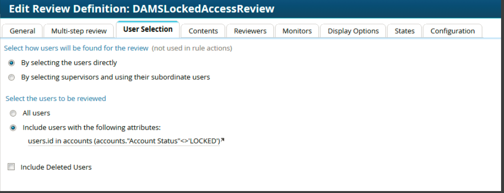How User Selection And Custom Account Attribute Filters Work In User