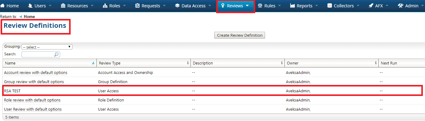 How To Remove Review Results In Bulk From Rsa Identity Governance And