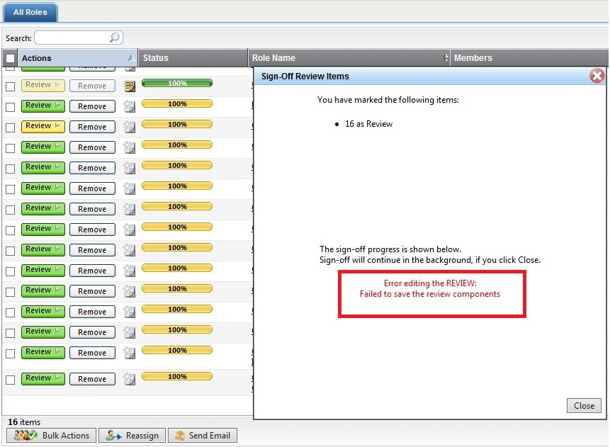 Rsa Identity Governance And Lifecycle Displays Error Failed To Save
