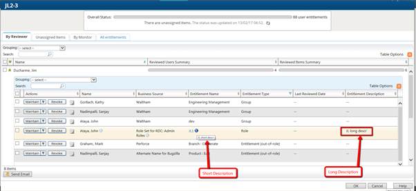 How To Include Descriptions In Review Results For Rsa Identity