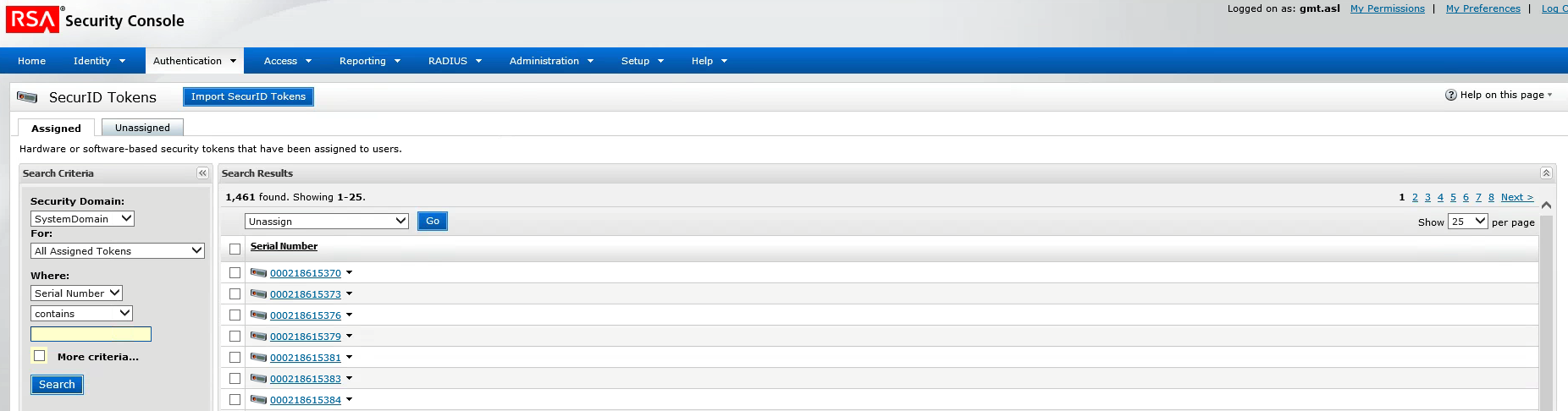 Token Fields Are Not Displayed Correctly In Rsa Authentication Manager 8x Rsa Community