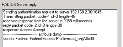 RADIUS server is sending return attribute from RSA Authentication ...