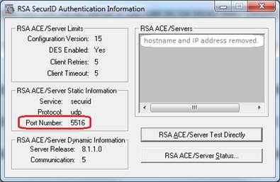 Change the Authentication Service port number for RSA Authentication Manager 8.x | RSA Community