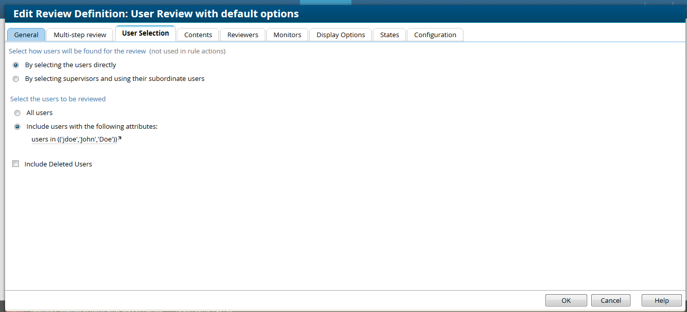 Rsa Via Lifecycle And Governance 691 P06 User Access Review Includes