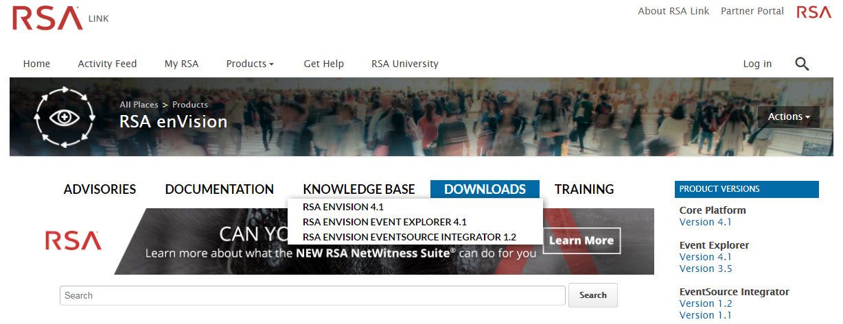 Where do I download RSA enVision software? | RSA Community