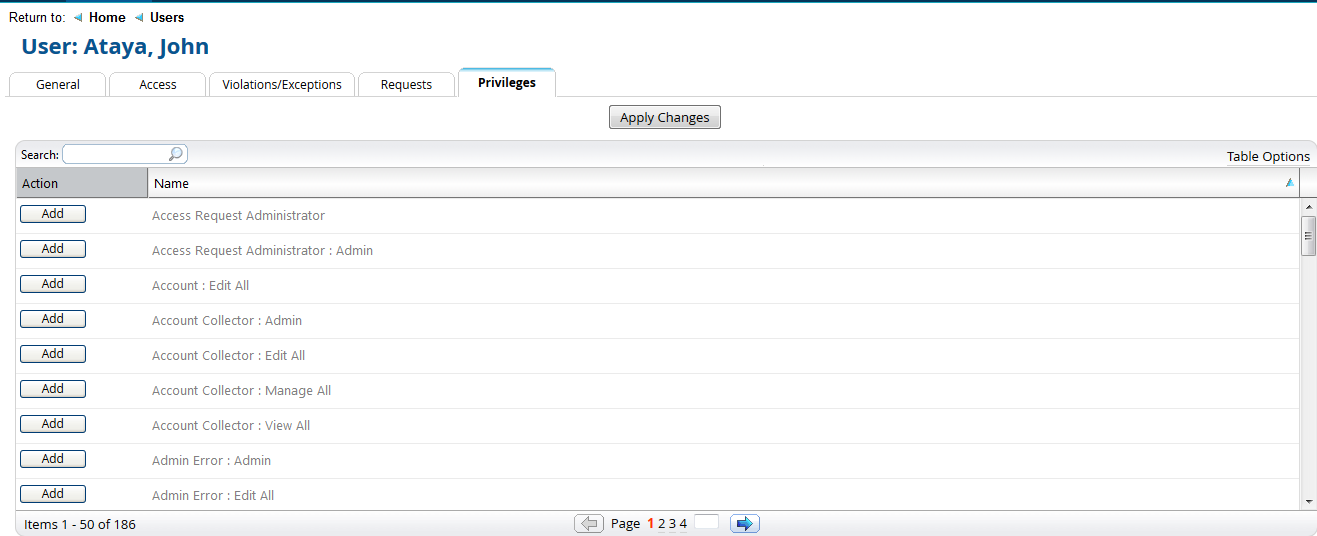 Rsa Via Lifecycle And Governance Administrators Do Not See Privileges Tab