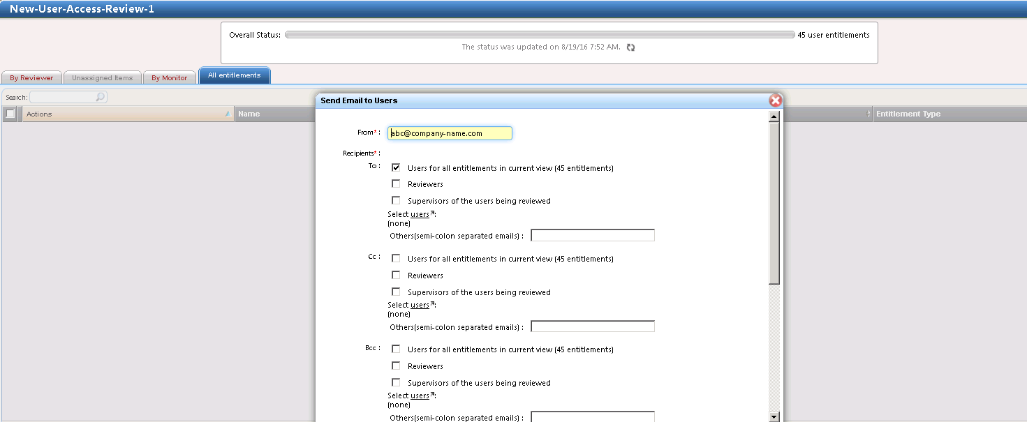Email Notifications Are Not Using Default Email Account In Rsa Identity