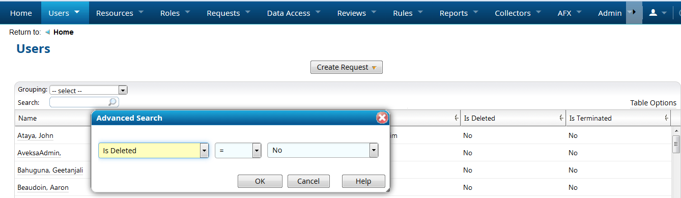 How To Hide Deleted Users From The Users Section Of The Ui In Rsa Via