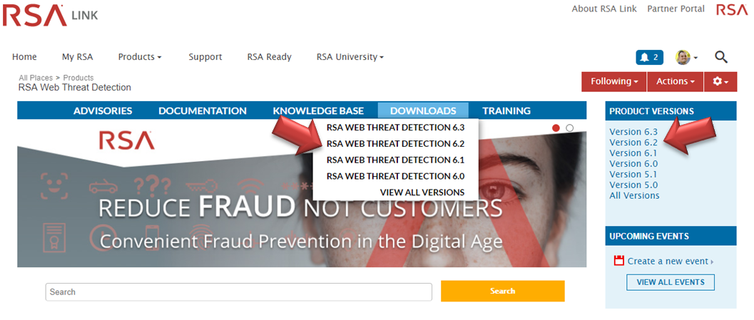 How To Download Rsa Web Threat Detection Patches And Version Upgrades