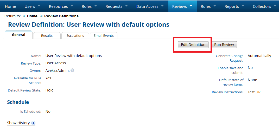 Custom Url Is Not Rendering In The Review Instruction Field And In The Review Email Body For Rsa