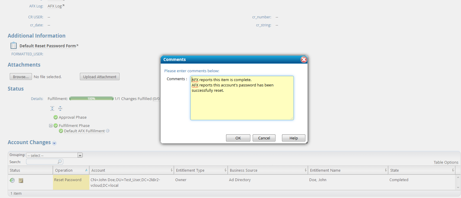 When Resetting An Out Of Band Oob Account Password Access Fulfillment Express Afx Will 