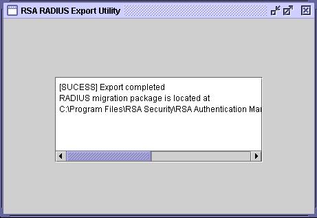 RSA Authentication Manager 8.1: RADIUS Export Utility usage | RSA Community