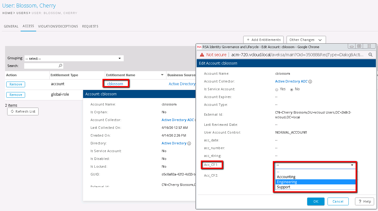 How To Update Managed Attributes With Custom Values In Rsa Identity