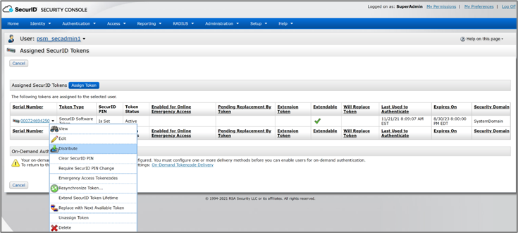 Dell Powerstore Rsa Mfa Api Rest Configuration Rsa Ready