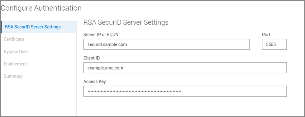 Dell Powerstore Rsa Mfa Api Rest Configuration Rsa Ready
