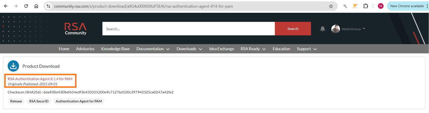 How To Download Patches For Rsa Authentication Manager 8x From Rsa