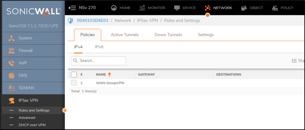 Sonicwall Sonicos Radius Configuration For Authentication Manager