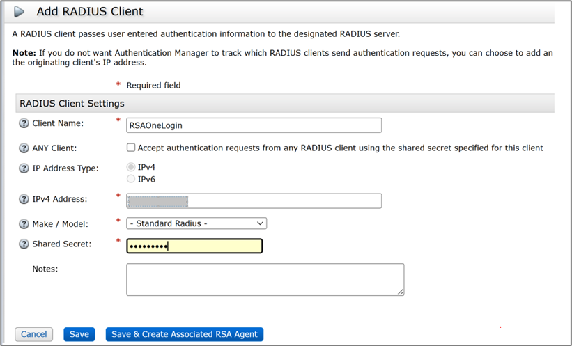 Onelogin Radius Configuration For Authentication Manager Rsa Ready