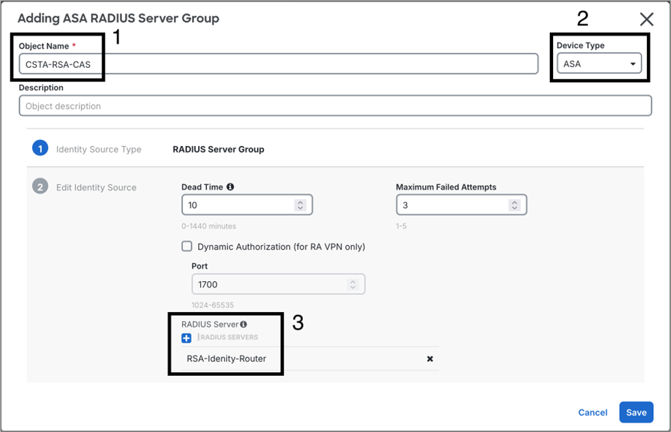 Cisco Asa Radius Configuration With Cloud Authentication Service