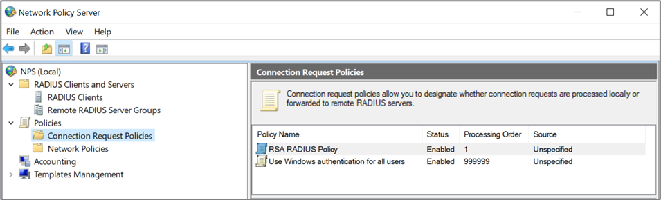 Microsoft Nps Radius Configuration With Cloud Authentication Service