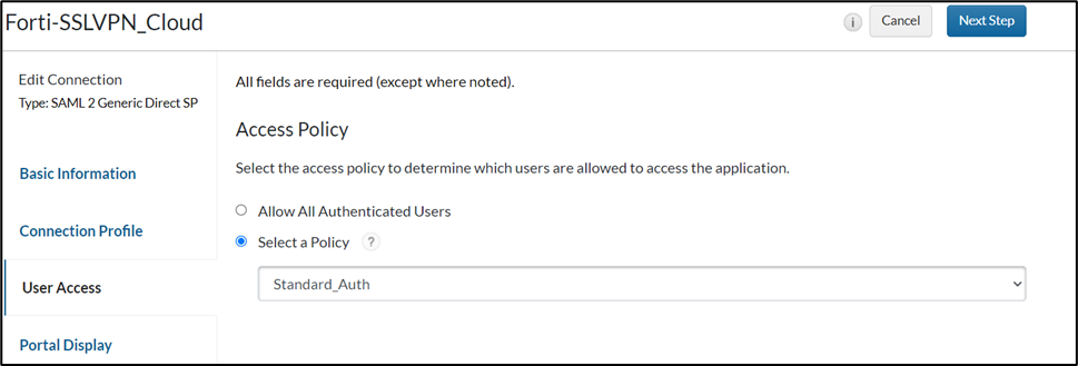 FortiGate Firewall - SAML IDR SSO Configuration Using SSL VPN - RSA Ready Implementation Guide ...
