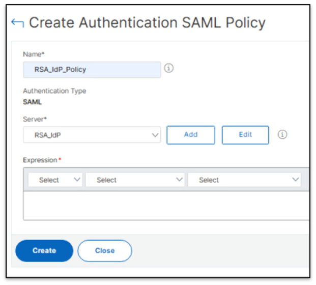 Citrix NetScaler - SAML My Page SSO Configuration - RSA Ready Implementation Guide | RSA Community