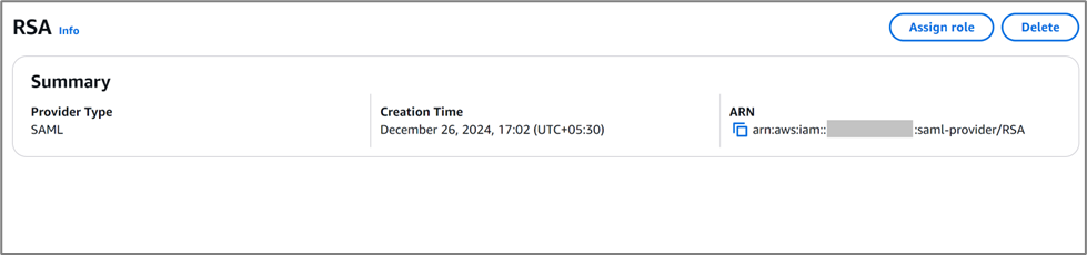 Amazon Web Services - SAML My Page SSO Configuration - RSA Ready ...