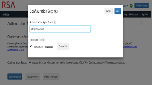 Quick Setup Guide - Connect Authentication Manager to Cloud ...