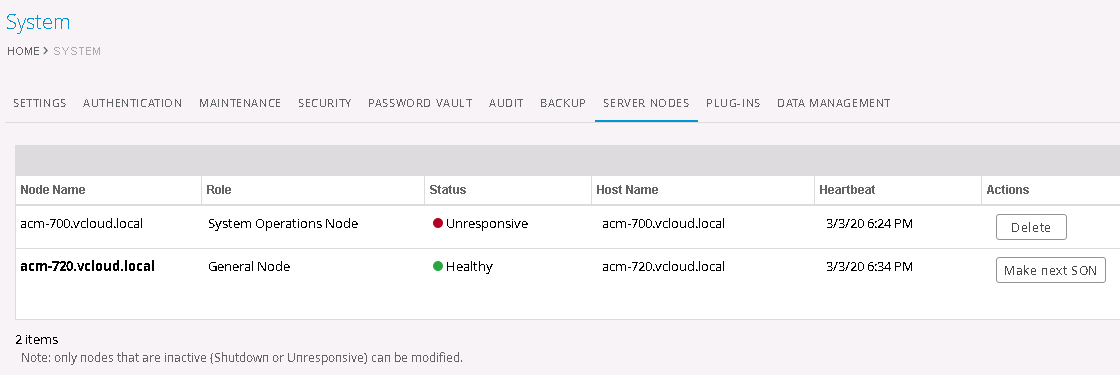 How To Restore The Server Nodes Configuration In Rsa Identity