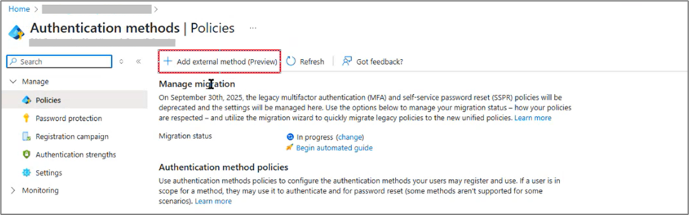 Microsoft Entra ID External Authentication Methods (EAM) - Relying ...